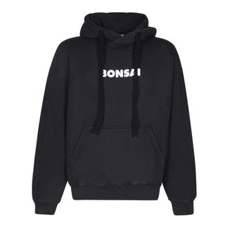 BONSAI Homme, Sweatshirts et sweats &agrave; capuche, Noir, Taille: S SweaT-shirt Noir pour Homme Aw23