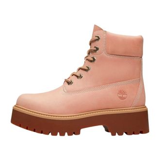 Timberland Femme, Chaussures, Rose, Taille: 37 1/2 EU Botte &agrave; lacets Stone Street 6 pouces