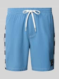 Quiksilver Relaxed Fit Badeshorts mit Label-Patch