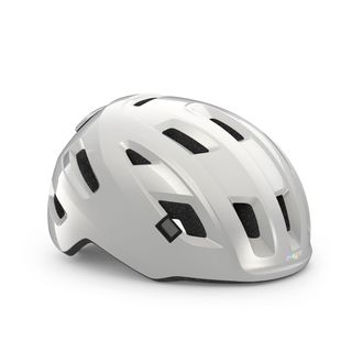Met Unisex-Adult E-Mob MIPS E-Bike Helmet, White, M / 56-58cm