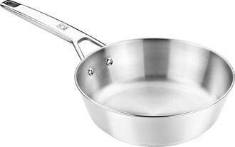 Bra Signature Tiefe 24-cm-Pfanne, Edelstahl 18-10, ohne Antihaftbeschichtung, dreifacher Diffusorboden, geeignet f&uuml;r alle Herd- und Induktionsarten