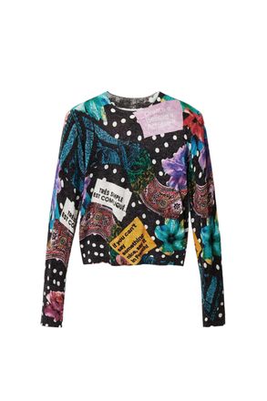 Desigual Damen Schwarz Strickware