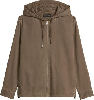 Marc O'Polo Kapuzen-Oveershirt aus Lyocell und Bio-Baumwolle, Regular Fit in