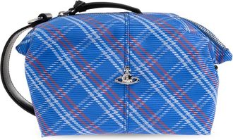 Vivienne Westwood Checked Handbag - - Bags - unisex - Blau - ONE SIZE