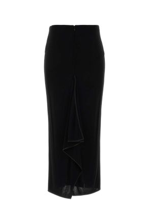 Valentino Garavani Solid Skirt - Black