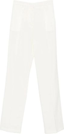 Elisabetta Franchi Casual Hose - Wei&szlig;