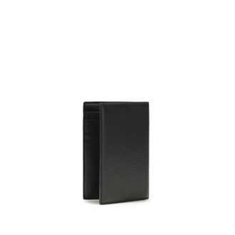 Saint Laurent Mens Black Calf Leather Bos Taurus Wallet