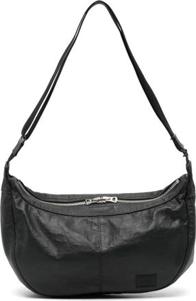 Porter-Yoshida & Co. Homme, Sacs, Noir, Taille: ONE Size Freestyle Sac bandouli&egrave;re en cuir Dyneema