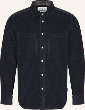 Barbour Cordhemd Comfort Fit blau