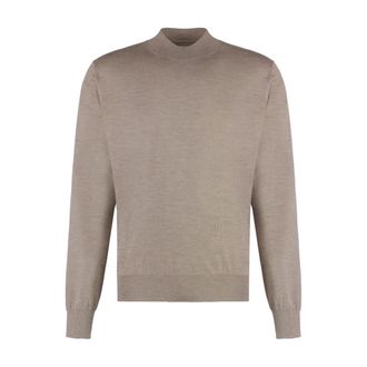 Bottega Veneta Homme, Pulls, Beige, Taille: XL Pull Col Montant