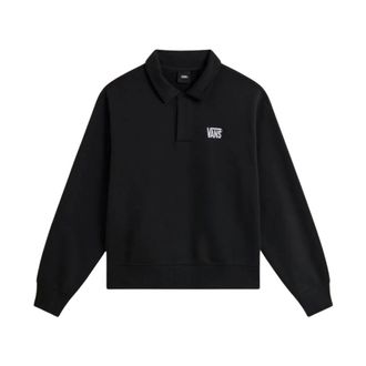 Vans Pull Col Polo en Polaire - Homme - Sweatshirts et sweats &agrave; capuche - Noir - Taille: M