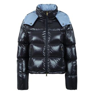 Moncler Femme, Vestes, Bleu, Taille: 38 FR Doudoune courte Niveole