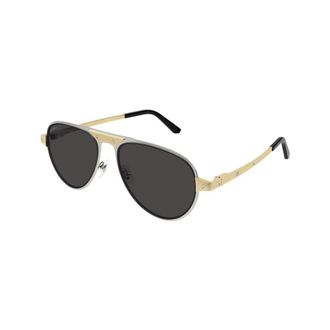 Cartier Authentische Brille mit Premium-Qualit&auml;t - - Accessories - unisex - Grau - 58 MM