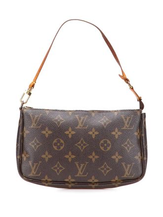 Louis Vuitton sac porté épaule Monogram Pochette Accessoires (2001) - Marron