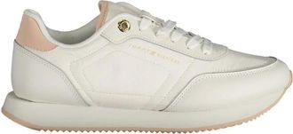 Tommy Hilfiger Femme, Chaussures, Blanc, Taille: 36 EU Polyester Baskets