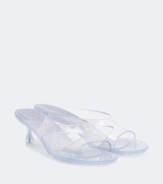 Jimmy Choo London Mules Jelly Drop &agrave; paillettes