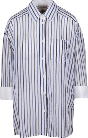 Semicouture Femme, Blouses et Chemises, Multicolore, Taille: 42 FR Gracia Striped Shirt