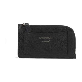 Emporio Armani Portacarte in pelle - - Accessories - Damen - Schwarzk - ONE SIZE
