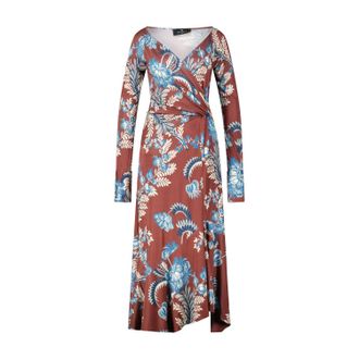 Etro Jersey Kleid mit floralem Muster