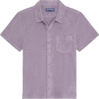 Vilebrequin Homme, Chemises, Violet, Taille: 2XL Terry Bowling Shirt