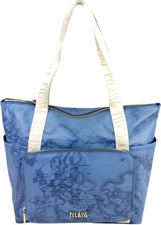 Alviero Martini 1A Classe Femme, Sacs, Bleu, Taille: ONE Size Soft Color Shopper Packable Ripiegabile