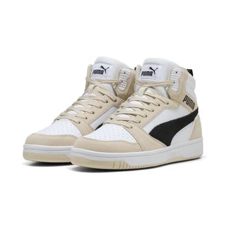 Puma Rebound V6 SD, Unisex Sneaker, Alpine Snow-PUMA Black-PUMA White