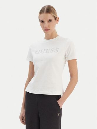 Guess T-Shirt V6RI20 J1314 Wei&szlig; Regular Fit