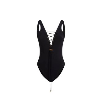 Moschino Damen, Bademode, Schwarzk, LGr&ouml;&szlig;e