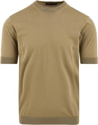 FILIPPO DE LAURENTIIS Homme, Pulls, Brun, Taille: 2XL T-shirt ras du cou en coton