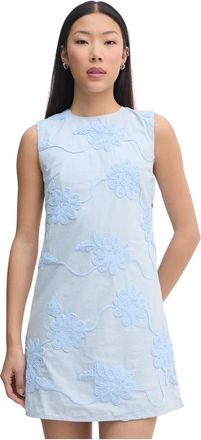 Rotate Floral-Applikations-Minikleid - - Dresses - Damen - Blau - M