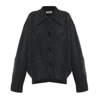 The Attico Strickjacke mit Kragen - - Knitwear - Damen - Grau - S