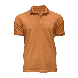 Bob Rustikales Baumwoll-Polo-Shirt - - Tops - Herren - Orange - M