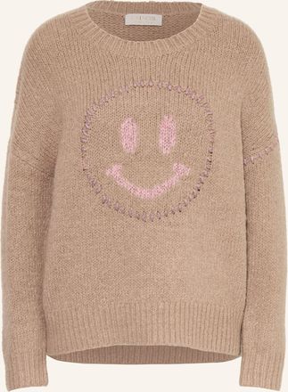 Cat Noir Catnoir Pullover Mit Glitzergarn beige