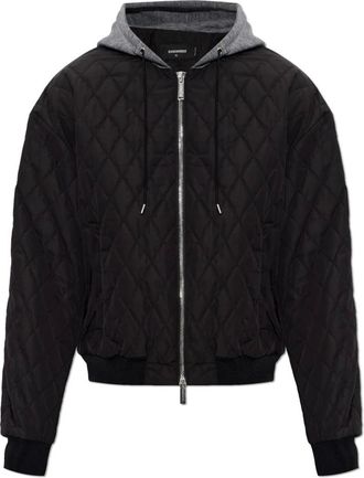 Dsquared2 Homme, Vestes, Noir, Taille: XL Bomber Jacket