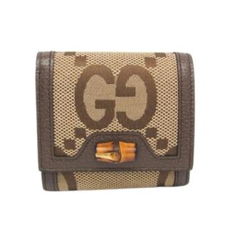 Gucci Pre-owned Diana Jumbo GG 658635 Geldb&ouml;rse - - Pre-owned - Damen - Beige - ONE SIZE