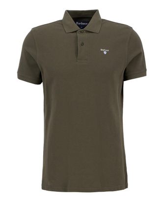 Barbour Piqu&eacute;-Poloshirt mit Logo-Stickerei, Tailored Fit in