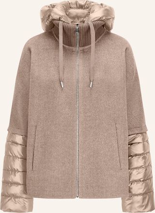 Milestone Jacke Msazalea Im Materialmix beige