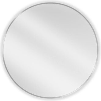 Desconocido Desconocido - silla Miroir mural rond, 80 cm, cadre chrom&eacute;