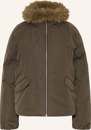 Darling Harbour Darling Harbour Jacke Mit Kunstfell gruen