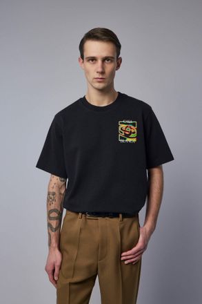 Casablanca Black Jersey T-shirt