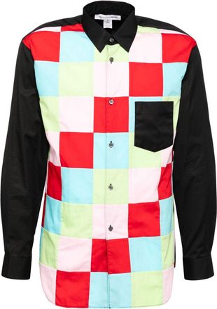 Comme Des Gar&ccedil;ons chemise &agrave; carreaux - Noir