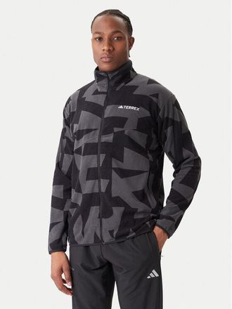 adidas Fleecejacke Terrex Multi Printed JY4814 Schwarz Regular Fit