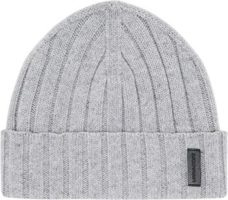 Emporio Armani Homme, Accessoires, Gris, Taille: ONE Size Af19897 Beanie