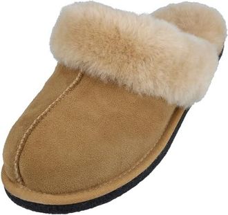 Haflinger Pantoufles pour Femmes North Star 311048, Pointure:37 EU, La Couleur:Beige