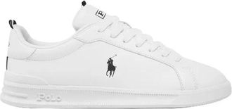 Polo Ralph Lauren Homme, Chaussures, Blanc, Taille: 44 EU Heritage Court II Baskets