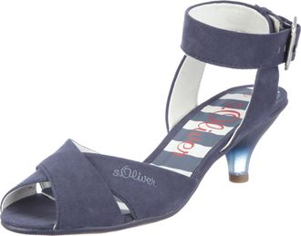 s.Oliver Casual 5-5-28204-28, Damen Sandalen/Fashion-Sandalen, Jean (Denim 802), EU 39