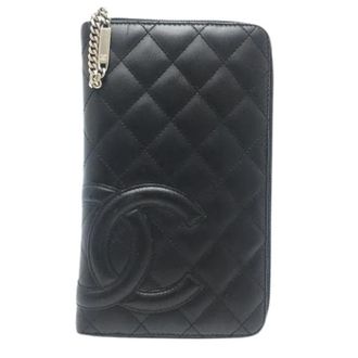Chanel Pre-owned Leder Portemonnaie - - Pre-owned - Damen - Schwarzk - ONE SIZE