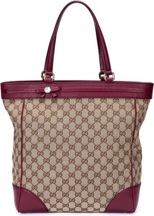 Gucci Crossbody Bags - Ribbon Tote - Gr. unisize - in Beige - f&uuml;r Damen