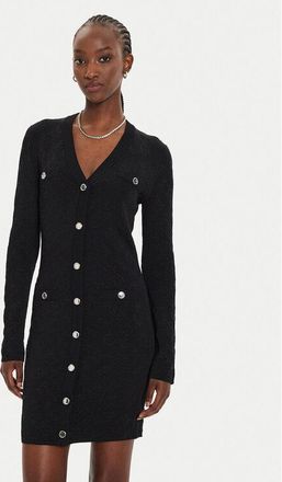 Pinko Strickkleid Solfitaggio Abito 103974 A21T Schwarz Slim Fit