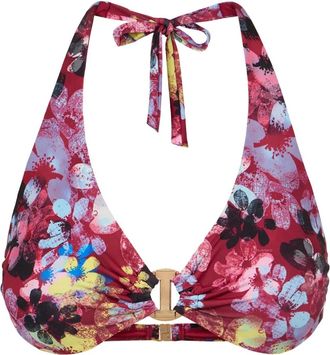 Iceberg Femme, Maillots de bain, Multicolore, Taille: 40 FR Allover Prints Triangle Swimsuit Top